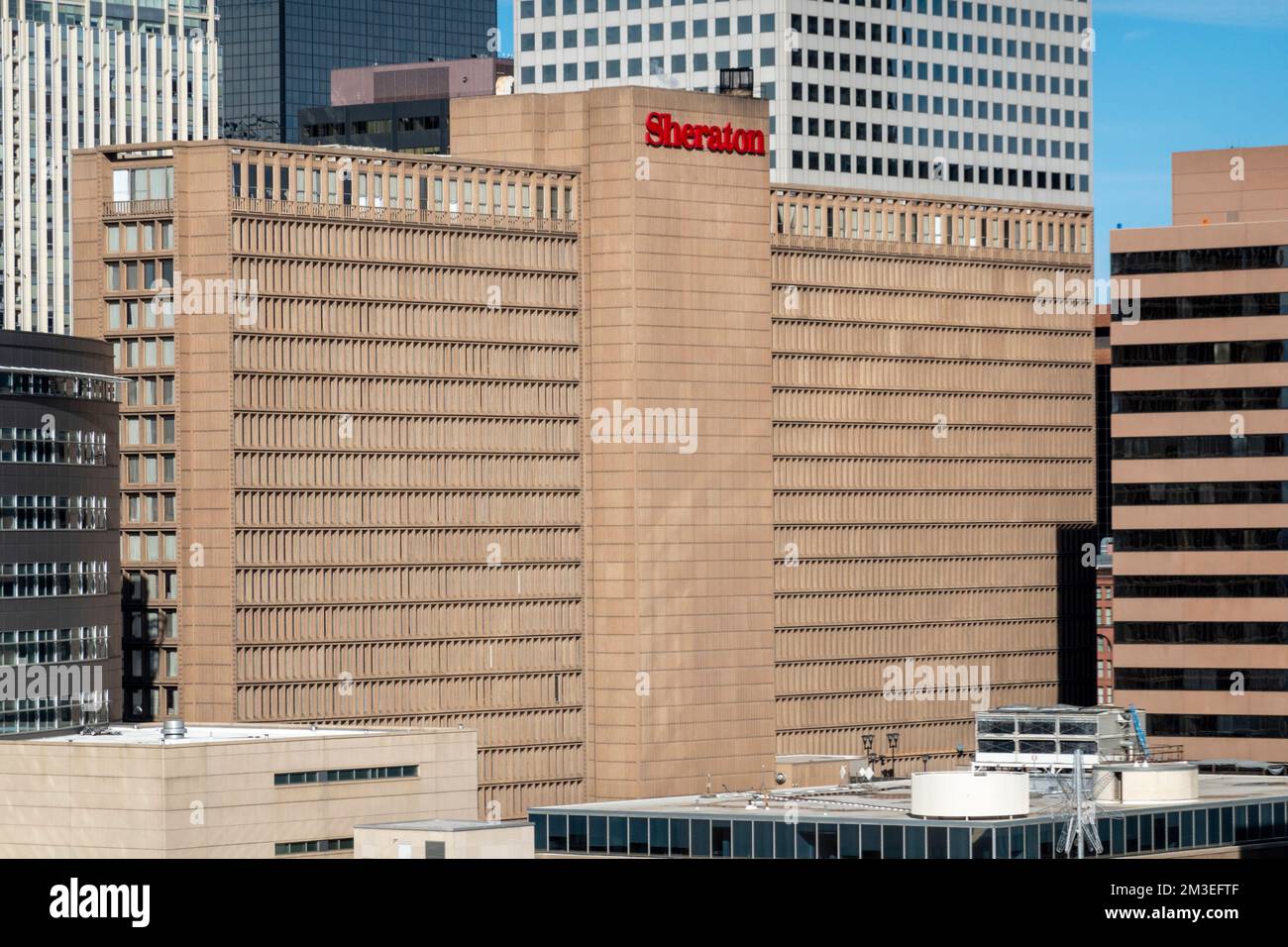 I.M. Pei designed Sheraton Hotel, Denver, Colorado, USA Stock Photo - Alamy