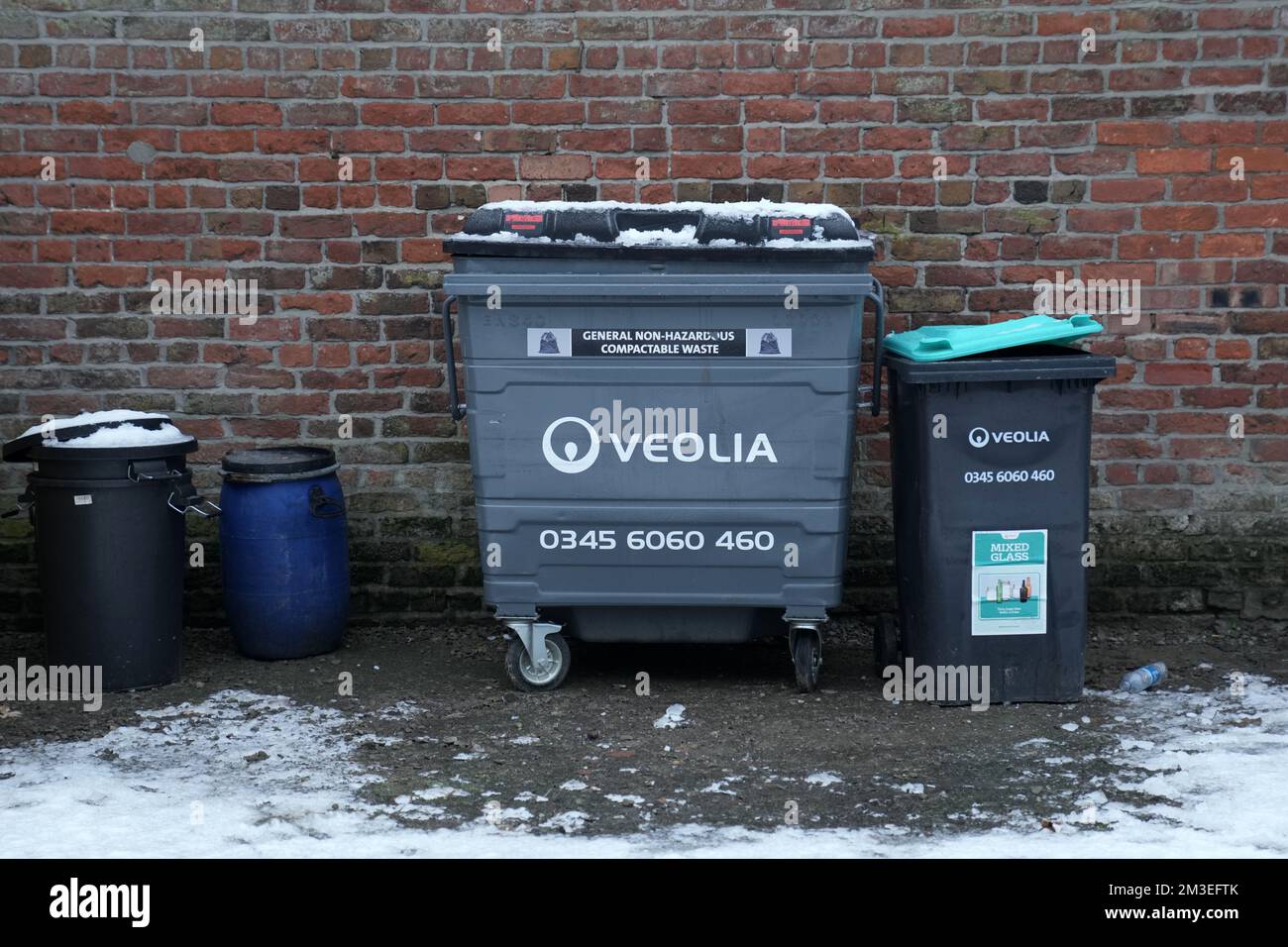 Waste disposal bins Stock Photo - Alamy