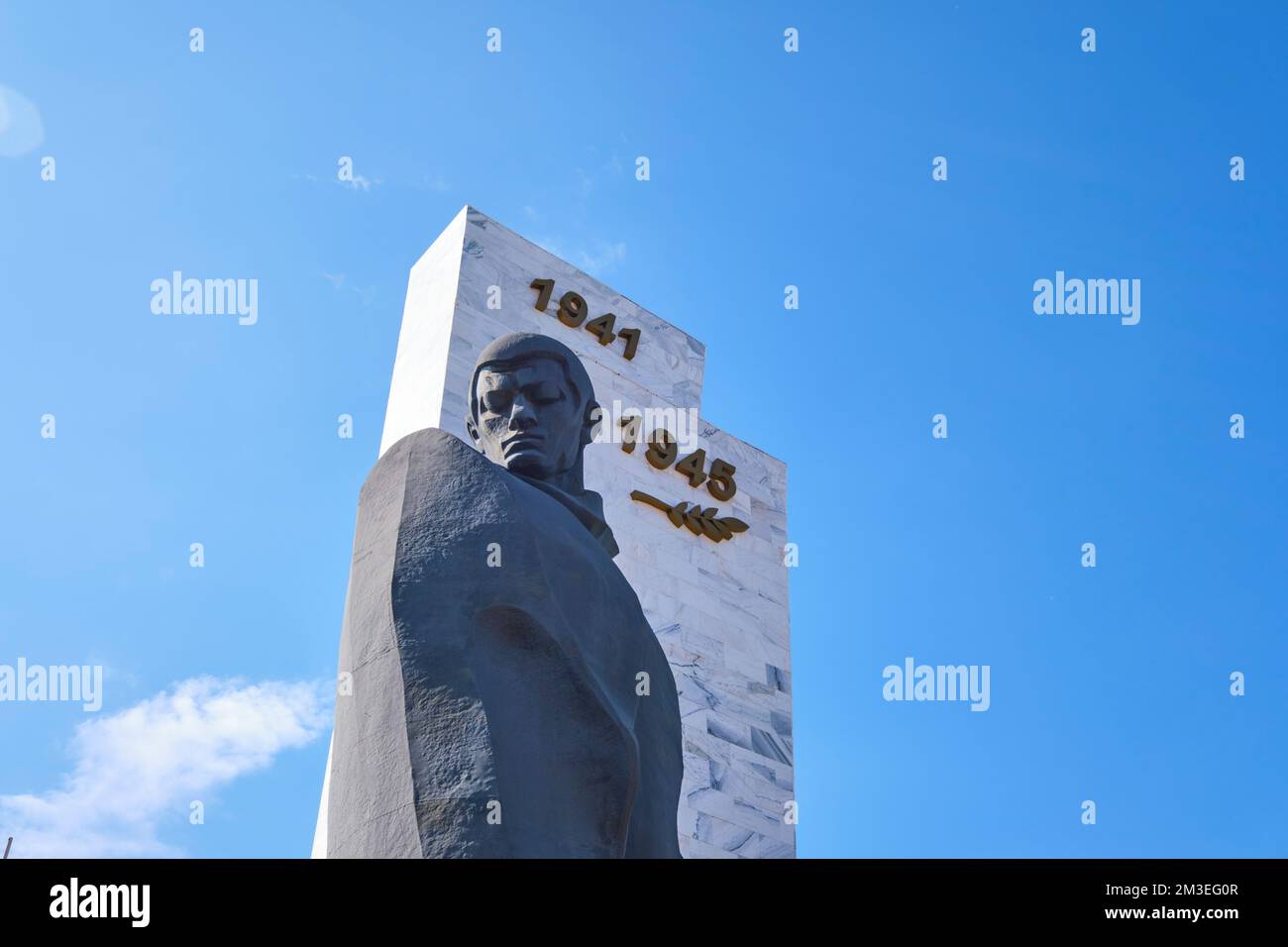 A Soviet, USSR era monument to the Unknown Soldier from the Great ...