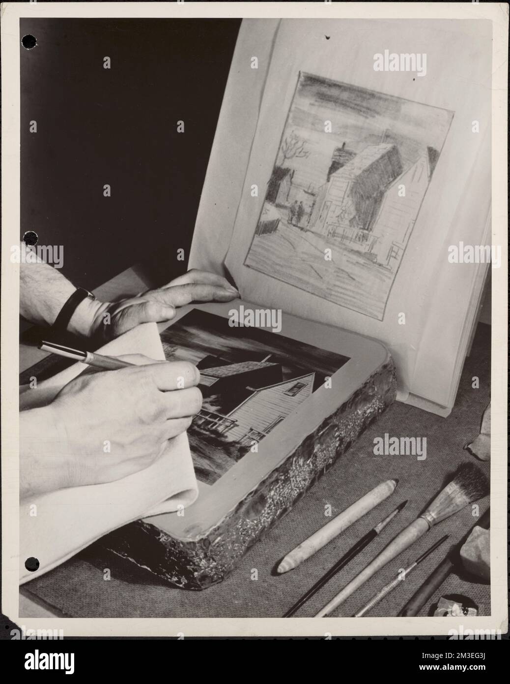 The making of a lithograph by John Gregory , Artists, Lithographs ...