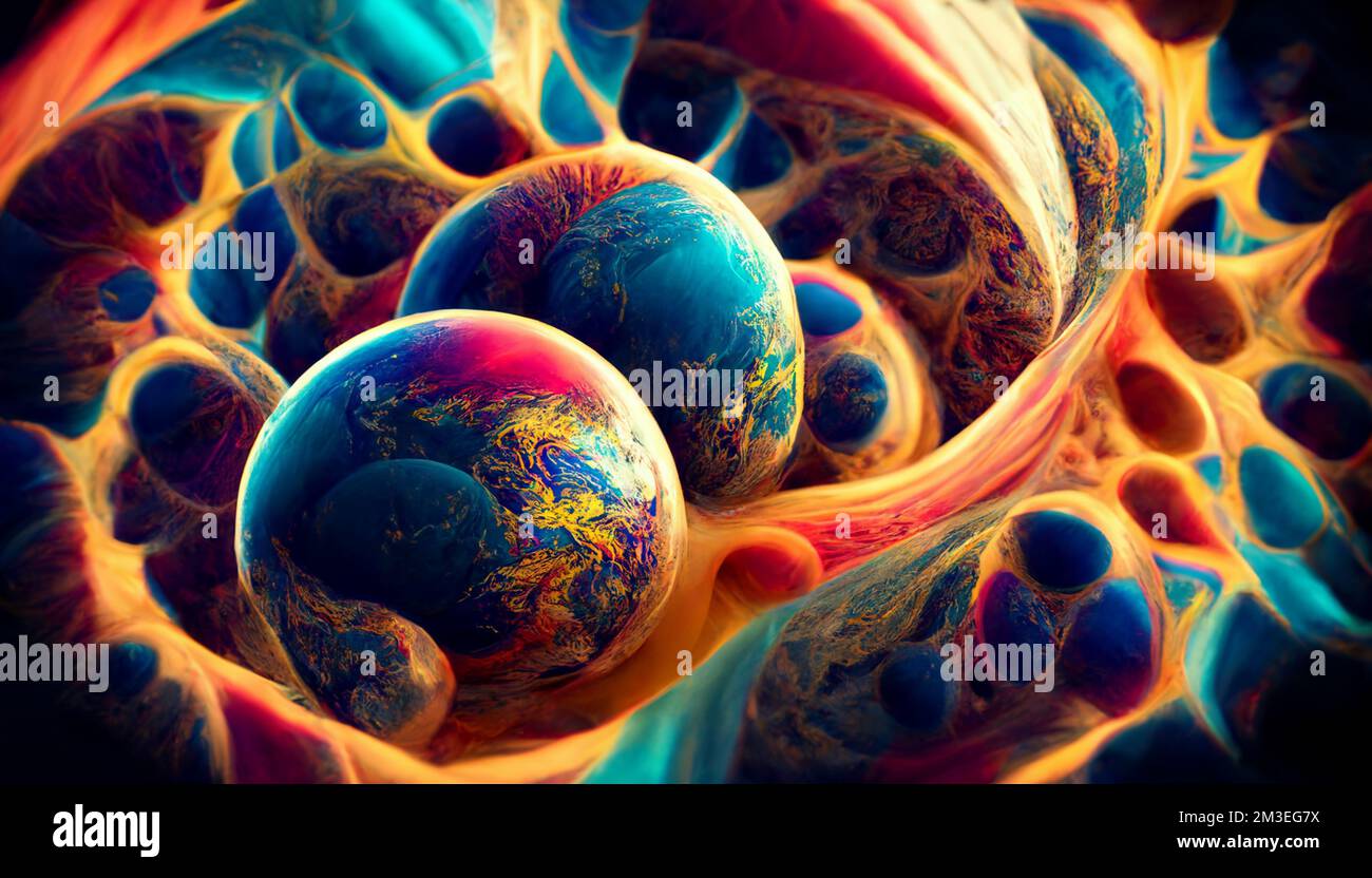 Multiple earths theory hi-res stock photography and images - Alamy