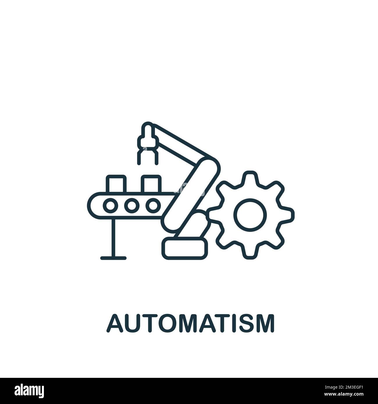 Automatism icon. Monochrome simple Human Productivity icon for ... Automatism icon. Monochrome simple Human Productivity icon for ...