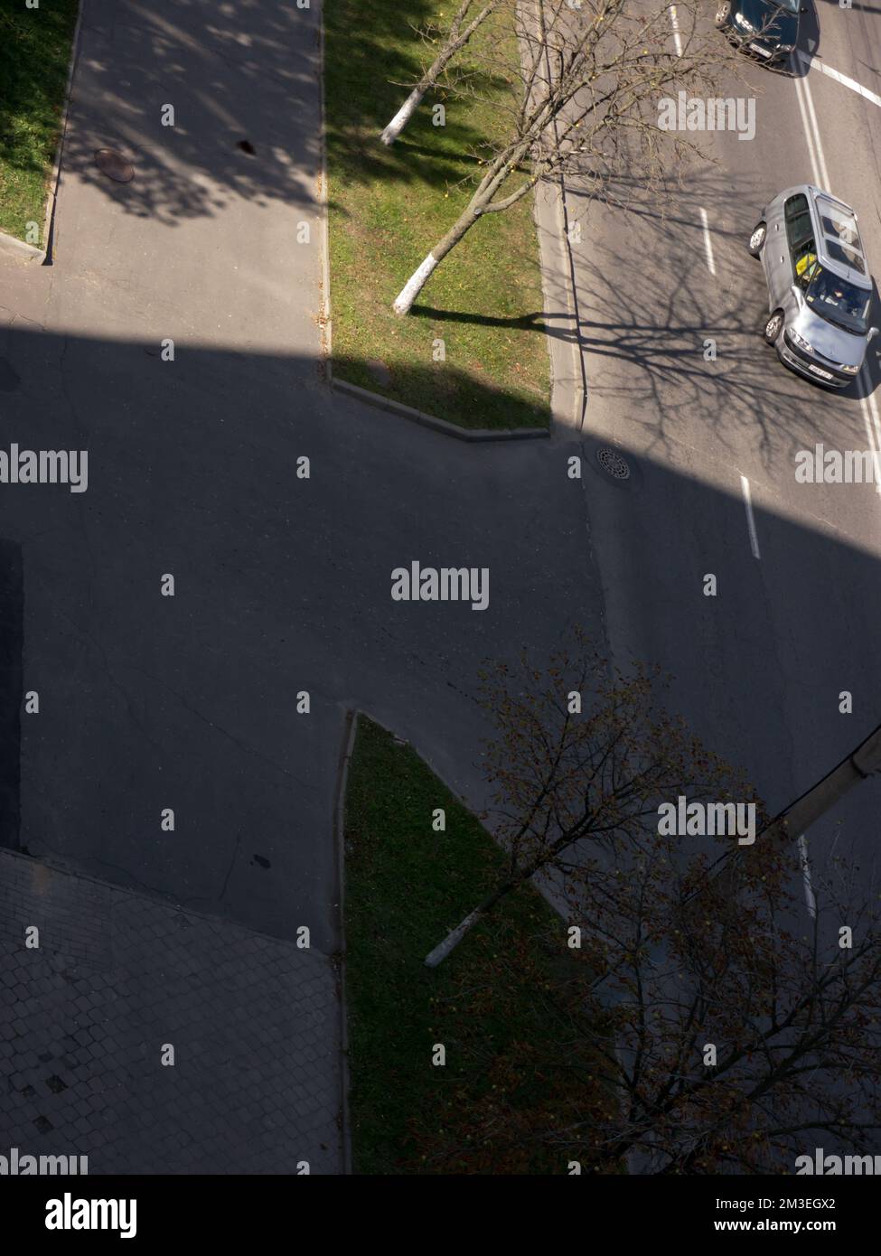 The Architecture backgrounds and objects. Carsl. View from above Stock ...