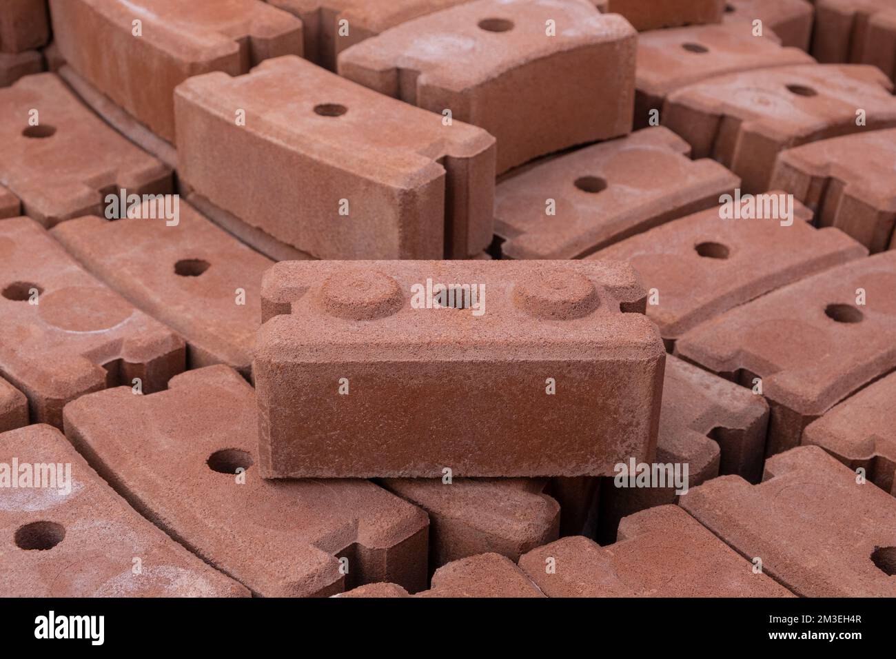 Garden tile, Palisade Border Brick Curb in store on pallet. Decorate ...