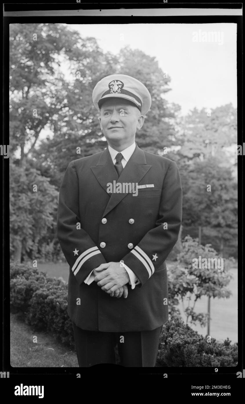 Man in uniform posing in garden , Military personnel. Samuel ...
