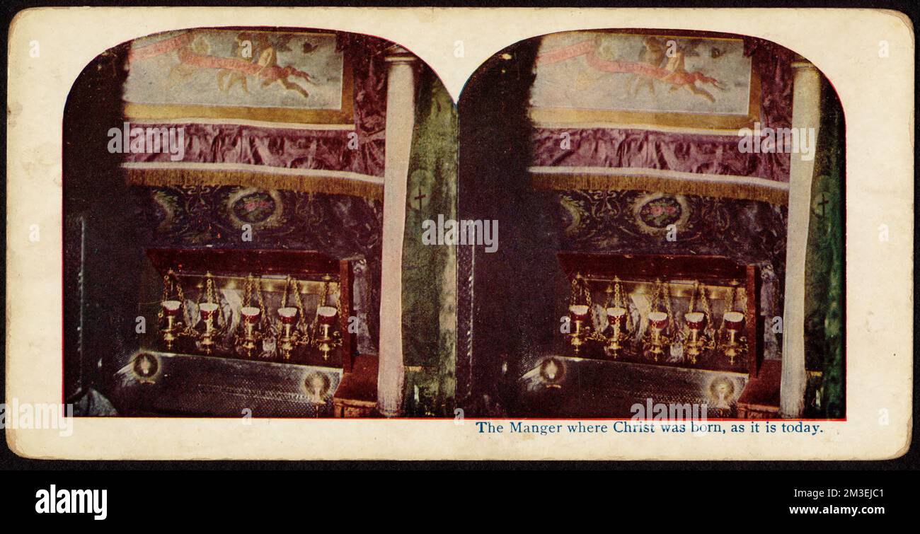 The manger, Church of the Nativity , Churches, Shrines Stock Photo - Alamy