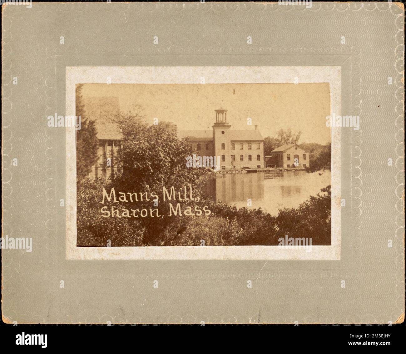 Mann's Mill, Sharon, Mass. , Historic buildings, Mills, Textile ...