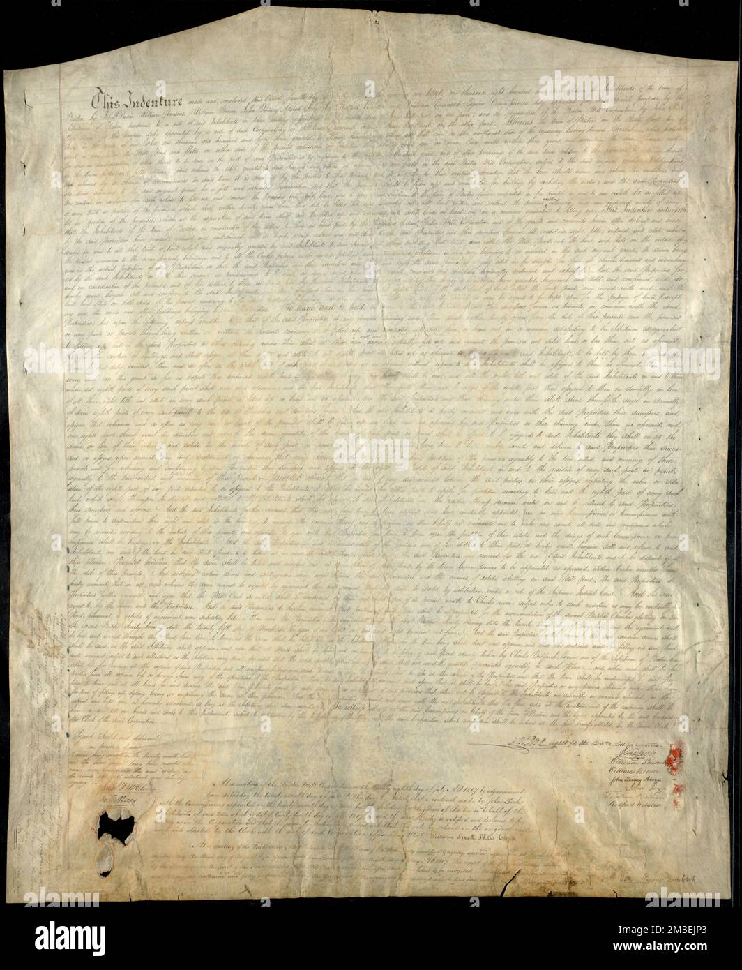 Manuscript plan of the Bulfinch Triangle, Boston, MA : [text] , Boston ...