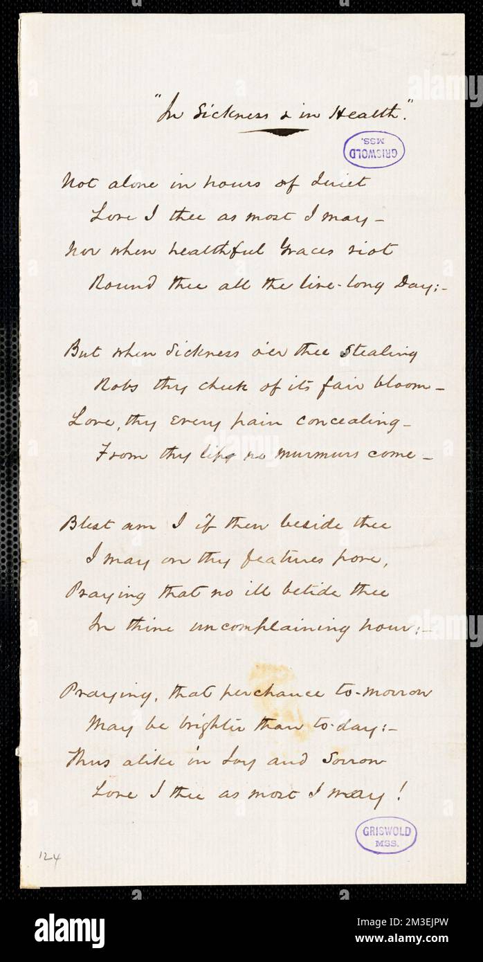 Rufus griswold in hi-res stock photography and images - Alamy