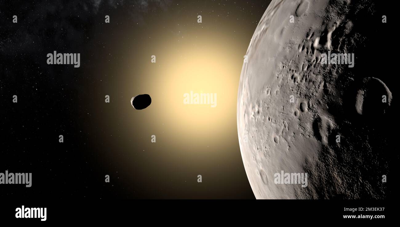 Pluto moons hi-res stock photography and images - Alamy