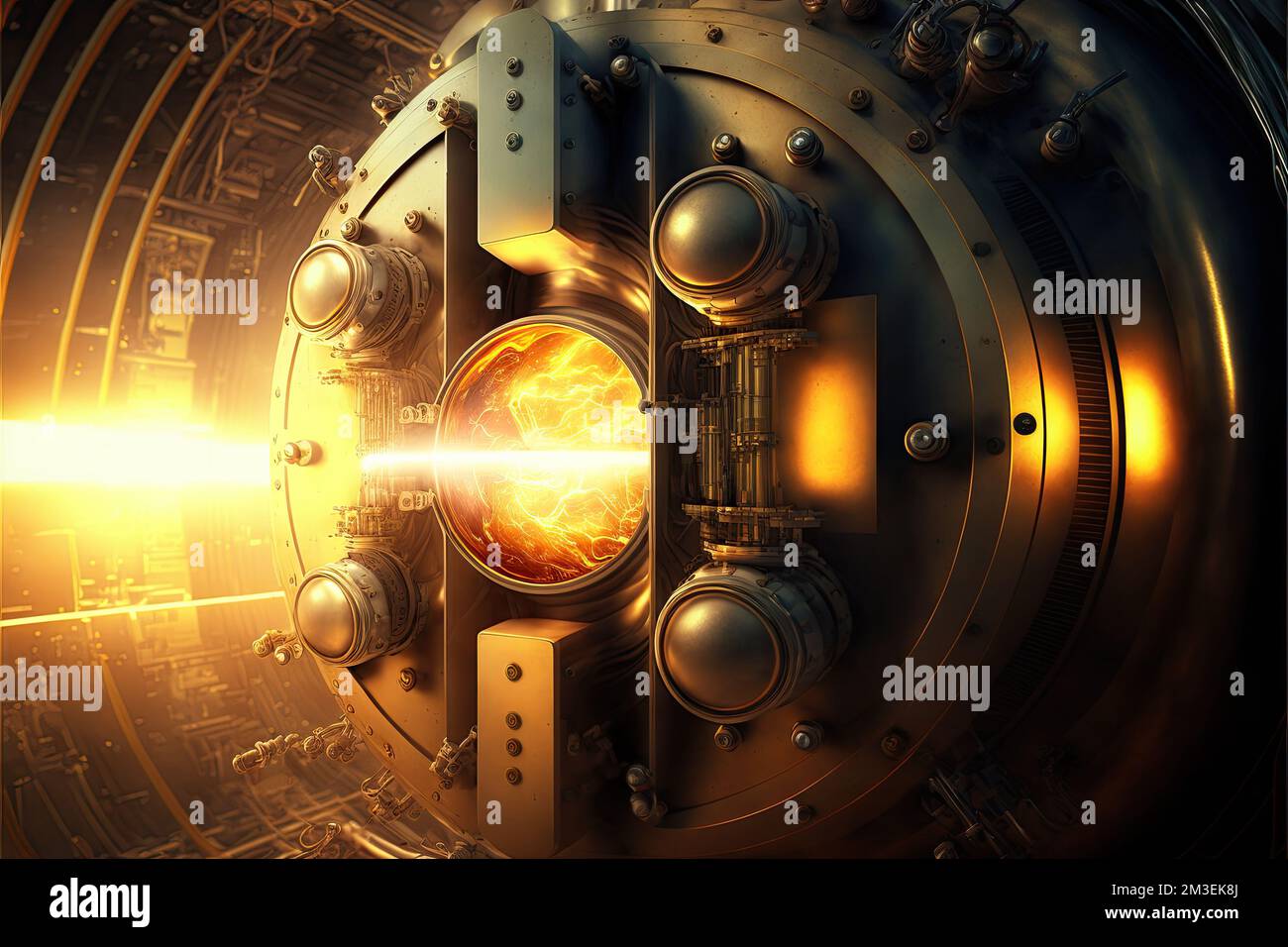 Laser reactor for nuclear fusion experiment in atomic astrophysics ...