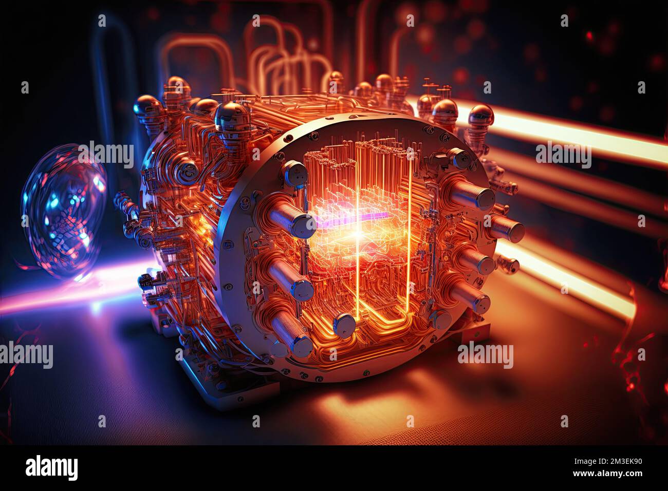 Nuclear Fusion Laser Reactor