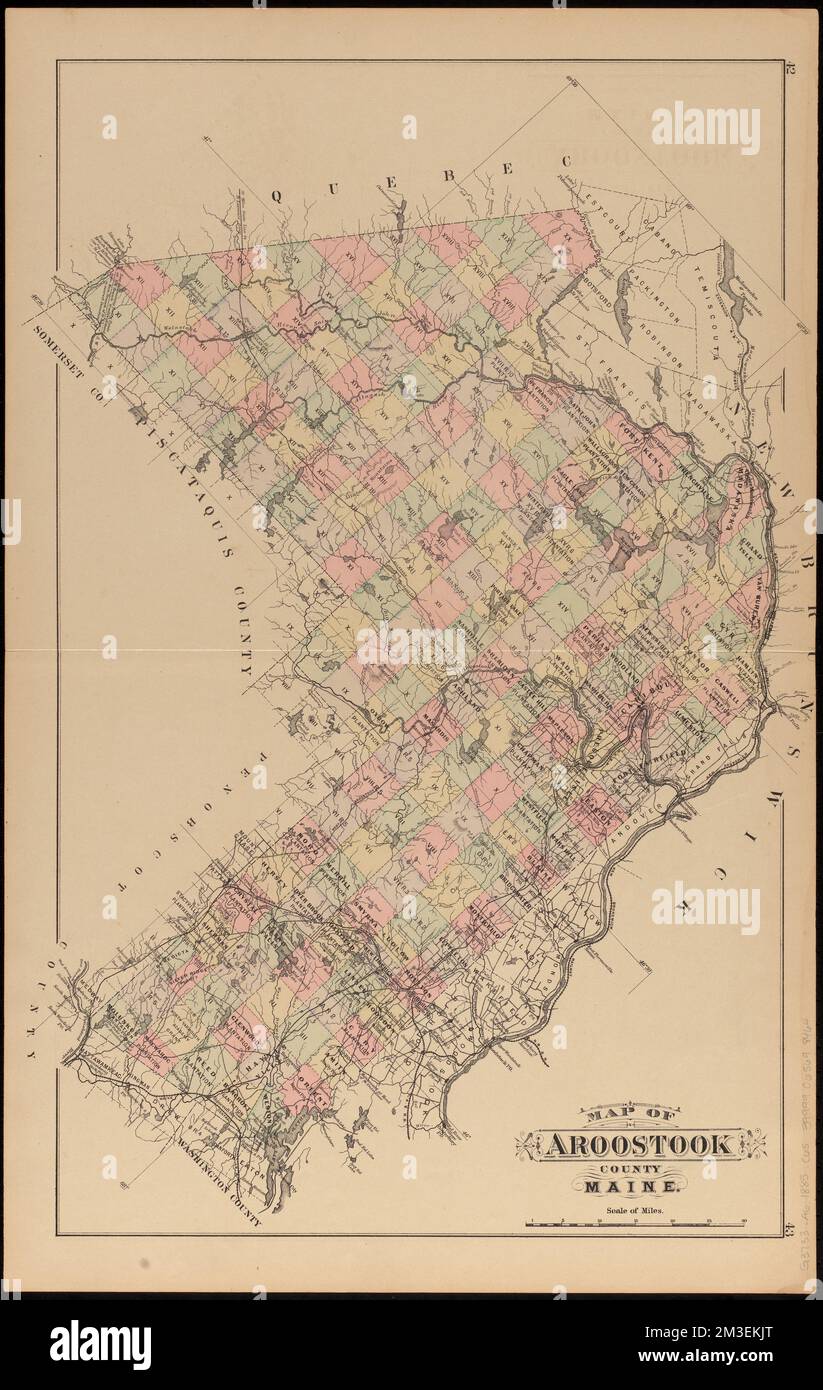 Map of Aroostook County, Maine , Aroostook County Me., Maps Norman B ... Map of Aroostook County, Maine , Aroostook County Me., Maps Norman B ...
