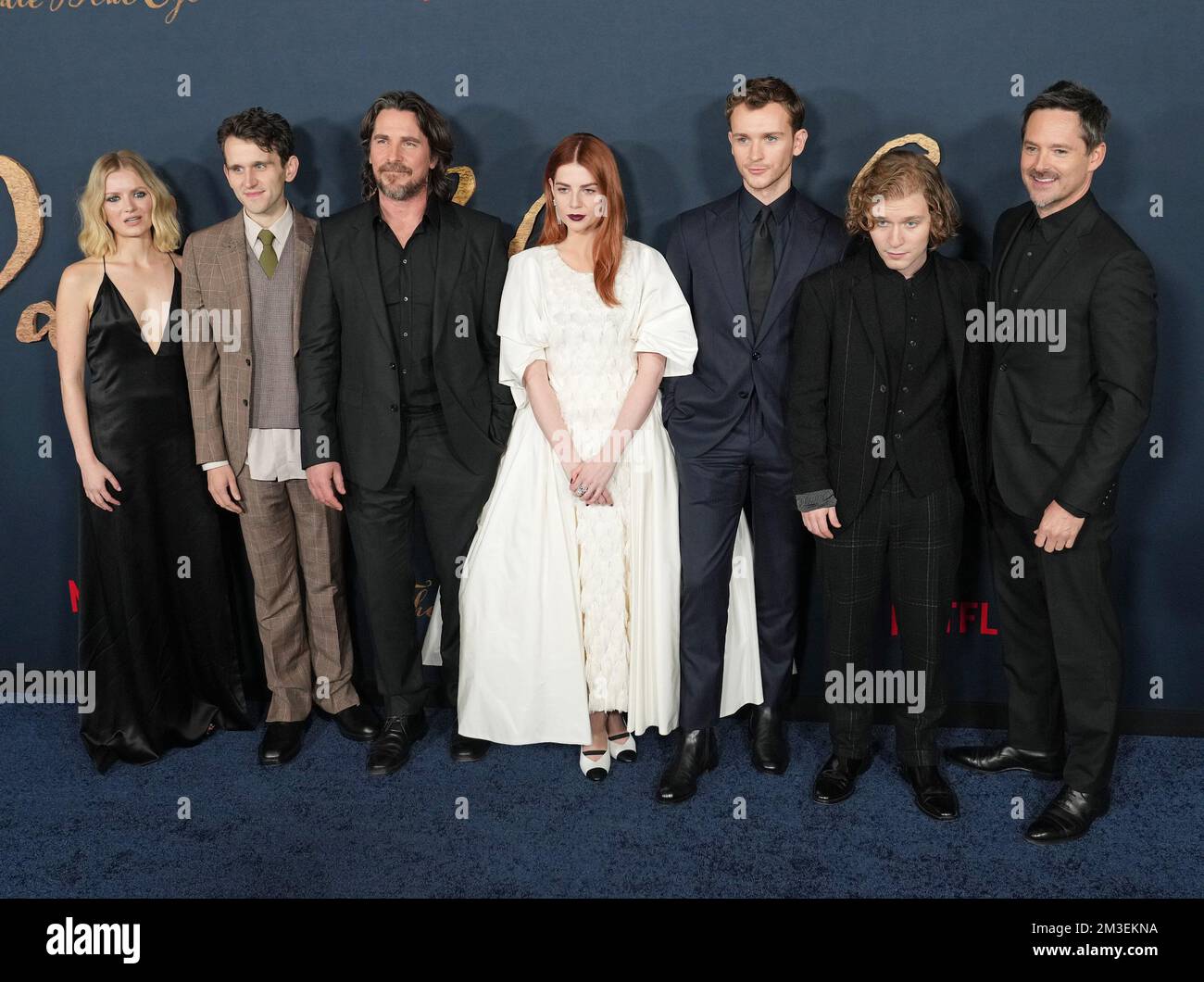 Los Angeles, USA. 14th Dec, 2022. (L-R) THE PALE BLUE EYE Cast & Crew ...