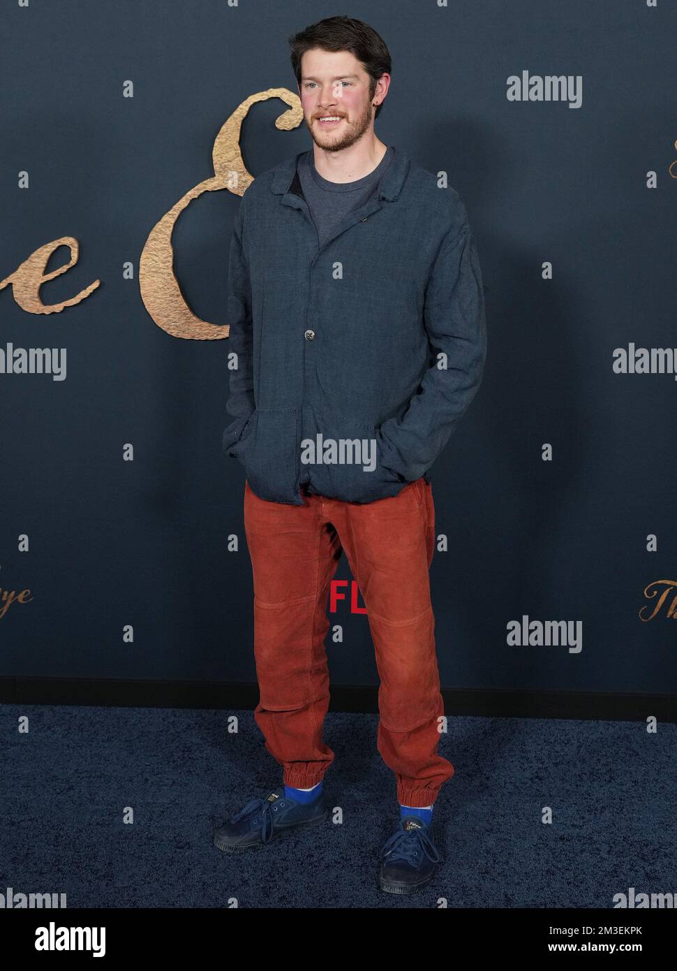 Alex MacNicoll arrives at THE PALE BLUE EYE Los Angeles Premiere held ...