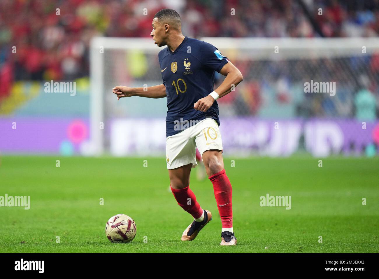 Kylian Mbappe of France during the FIFA World Cup Qatar 2022 match ...