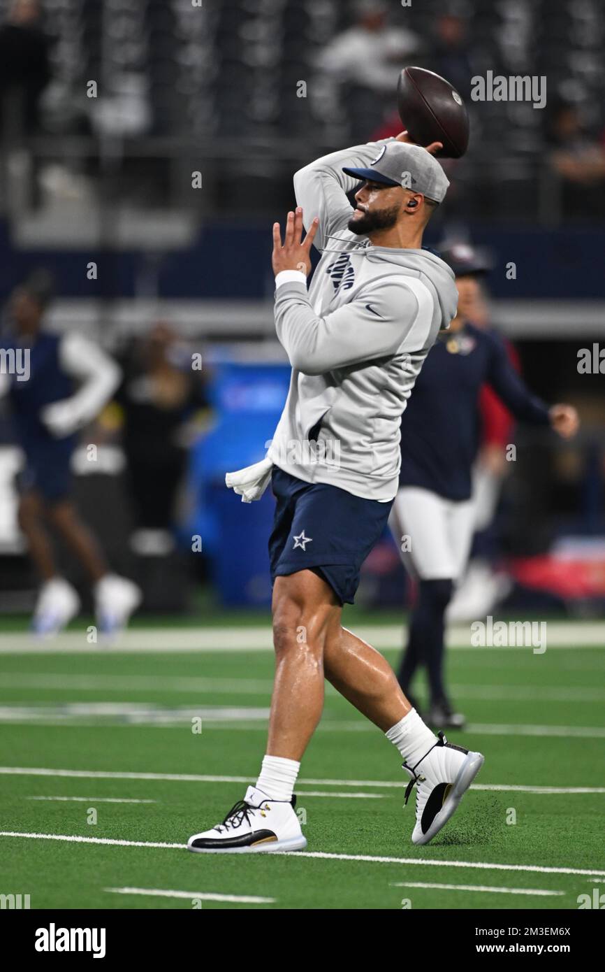 Dallas Cowboys quarterback Dak Prescott (4) before the NFL Football ...