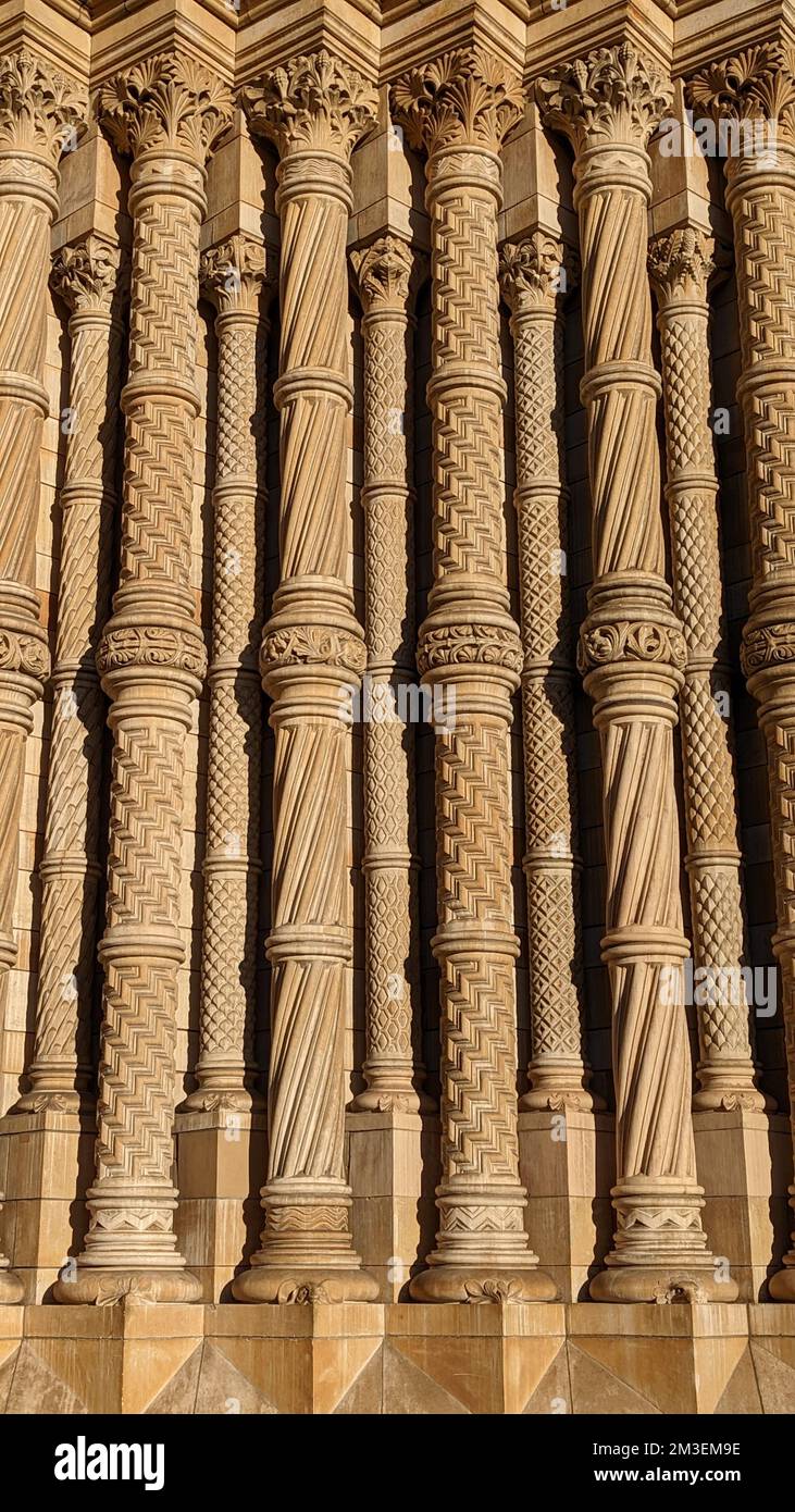 Columns, Natural History Museum, London Stock Photo - Alamy