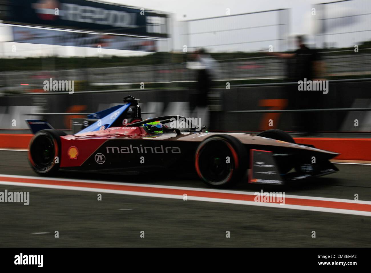 Oliver Rowland during the 2023 Formula E preseason testing in Valencia ...