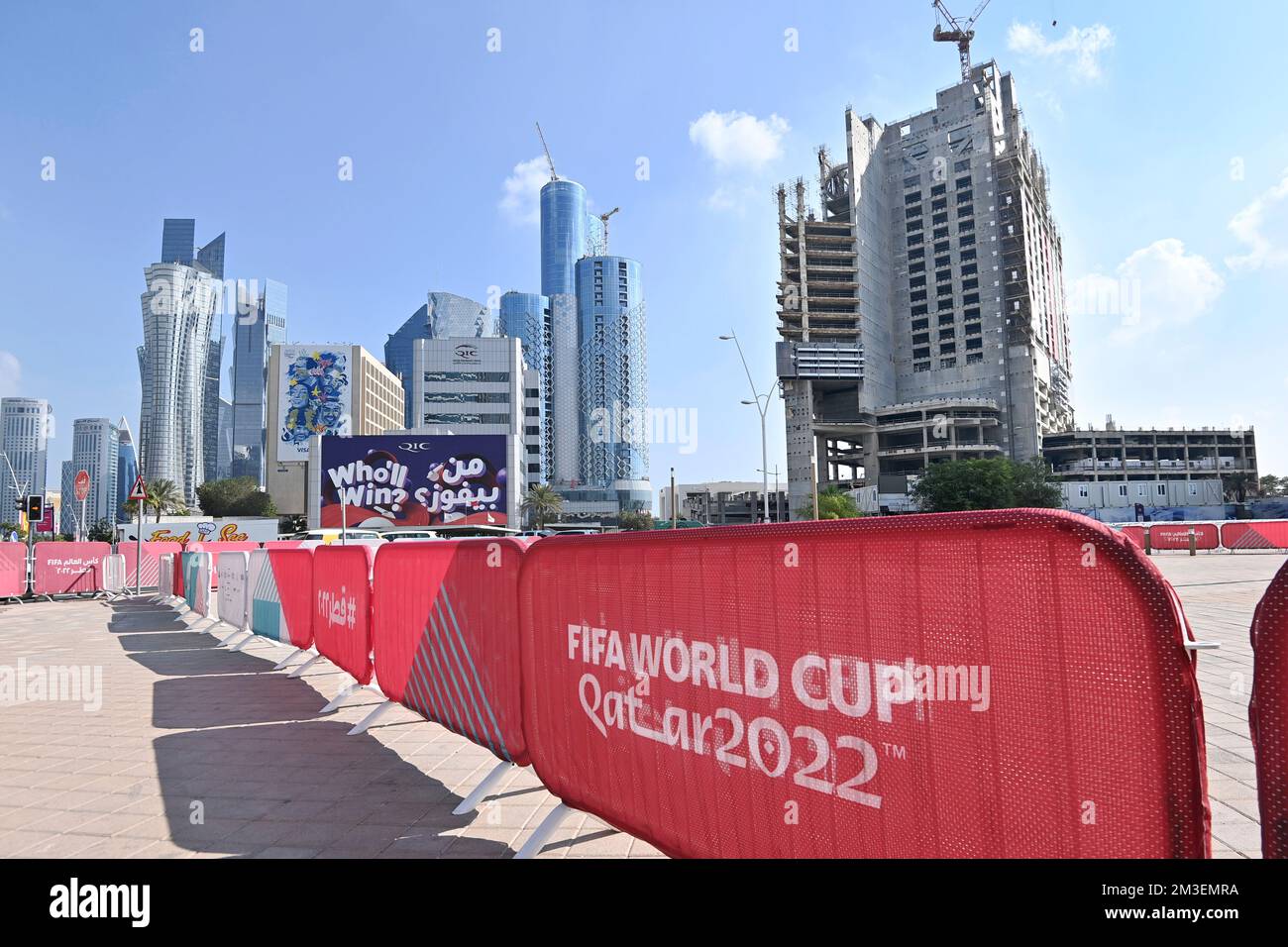 Doha, Katar. 12th Dec, 2022. Hochaeuser, skyscraper West Bay ...