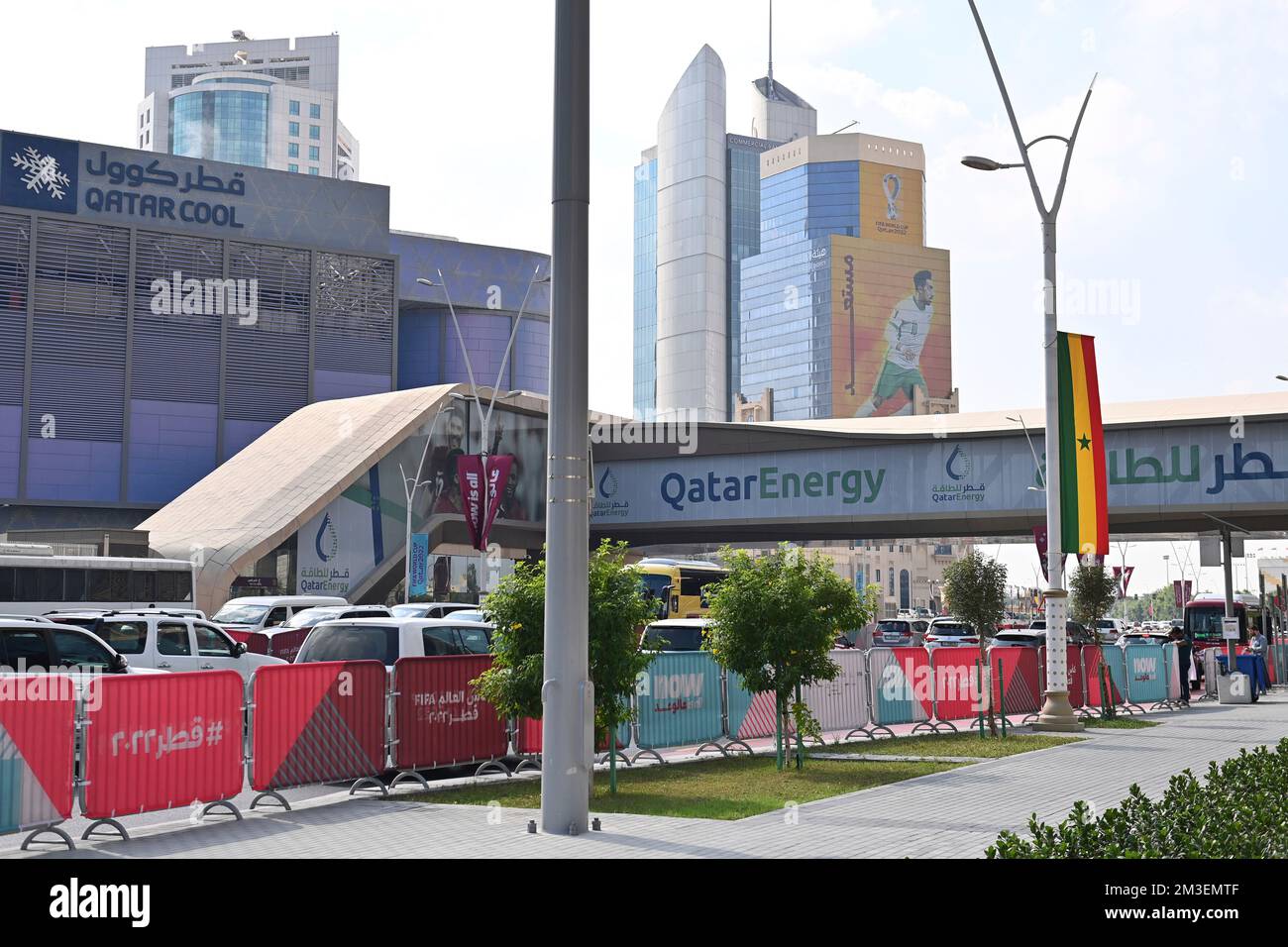 Doha, Katar. 12th Dec, 2022. Qatar Energy, QatarEnergy, Logo, Corporate ...