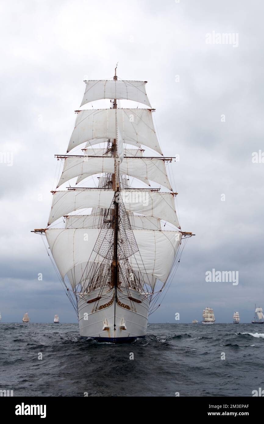 Brazilian tall ship Cisne Branco, 2015 Stock Photo - Alamy