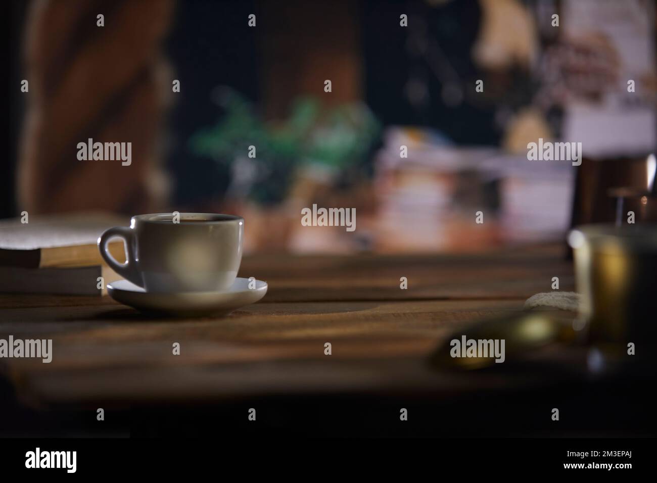 A comfortable break with fragrant coffee Stock Photo - Alamy