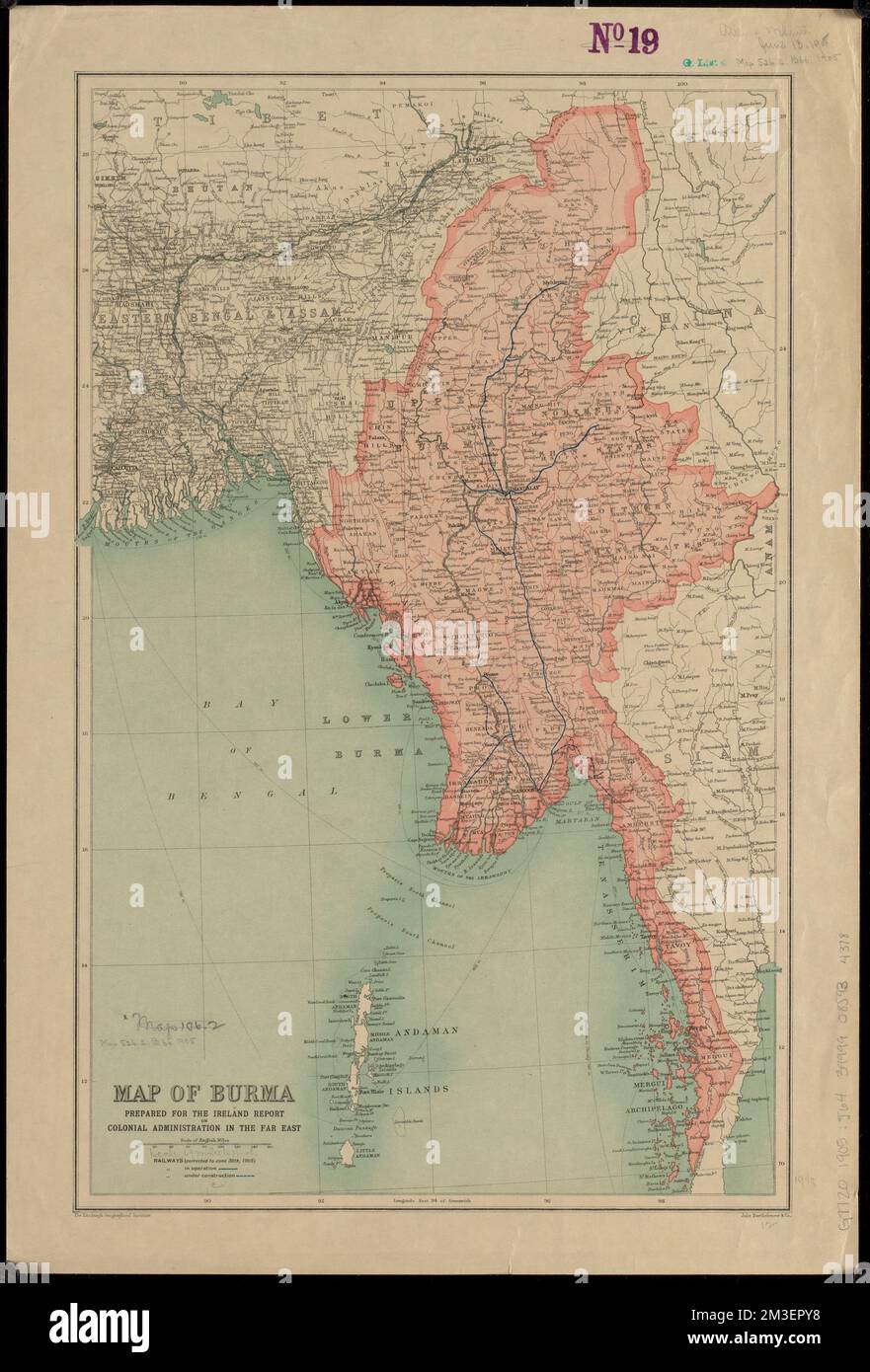 Map of Burma : prepared for the Ireland report on colonial ...