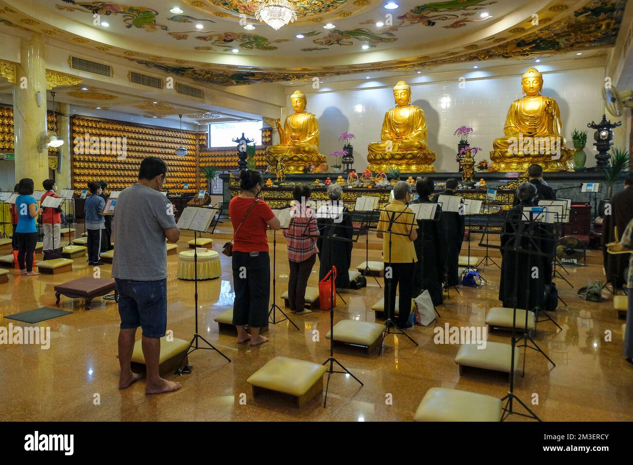 Kuala Lumpur, Malaysia - November 2022: Views of the Dharma Realm Guan ...
