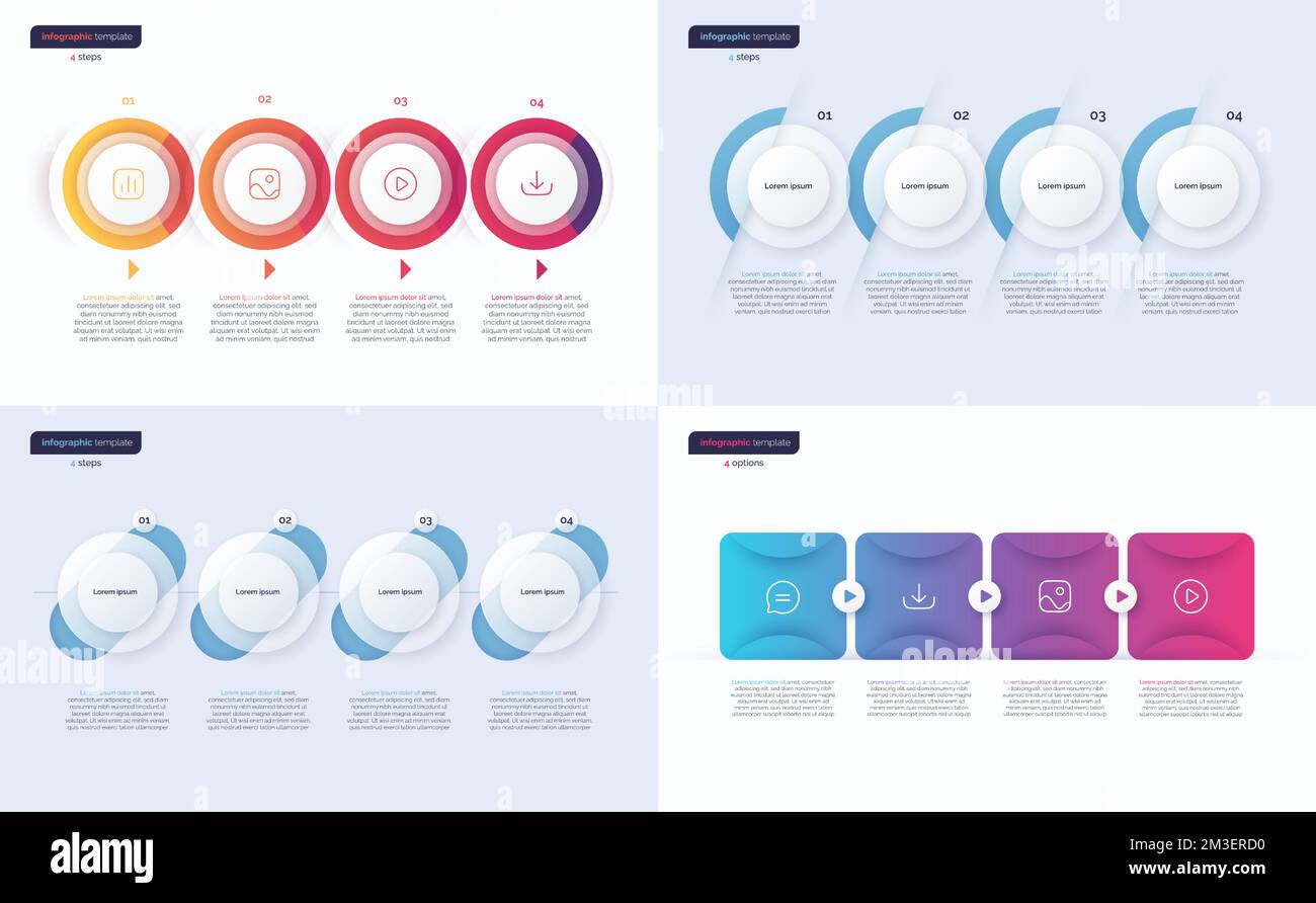 Infographic templates hi-res stock photography and images - Alamy