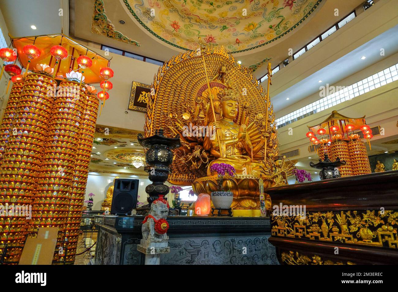 Kuala Lumpur, Malaysia - November 2022: Views of the Dharma Realm Guan ...