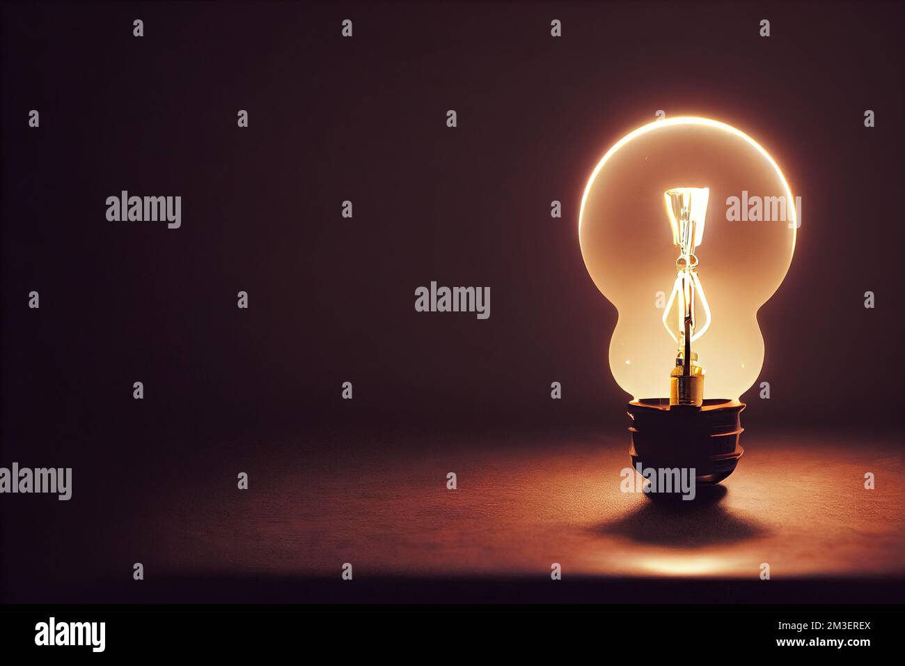 a light bulb sitting on top of a table next to a light bulb on a table ...