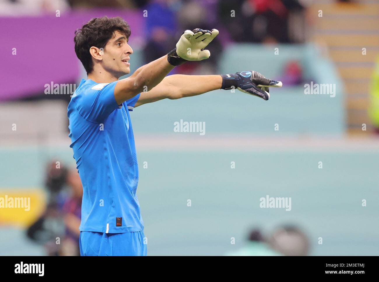 Yassine Bounou "Bono" of Morocco during the FIFA World Cup 2022, Semi ...