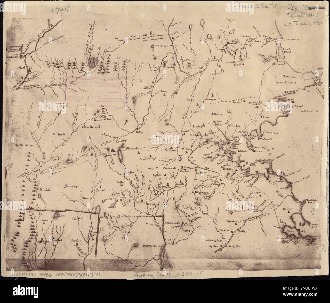 [Map of eastern Massachusetts and vicinity] , Massachusetts, Maps ...