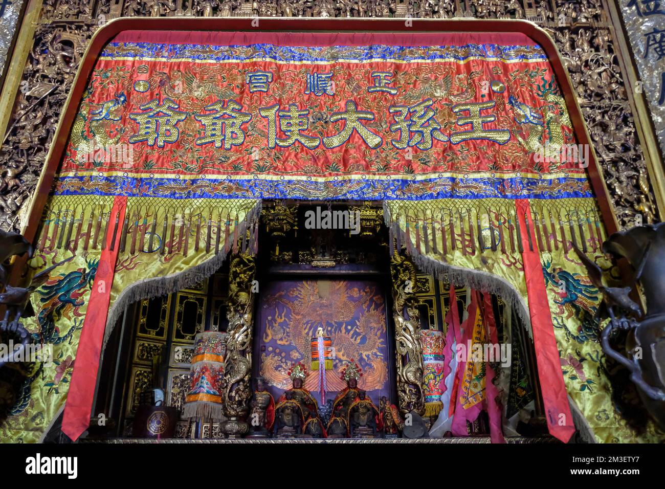 George Town, Malaysia - November 2022: Khoo Kongsi is the largest clan ...