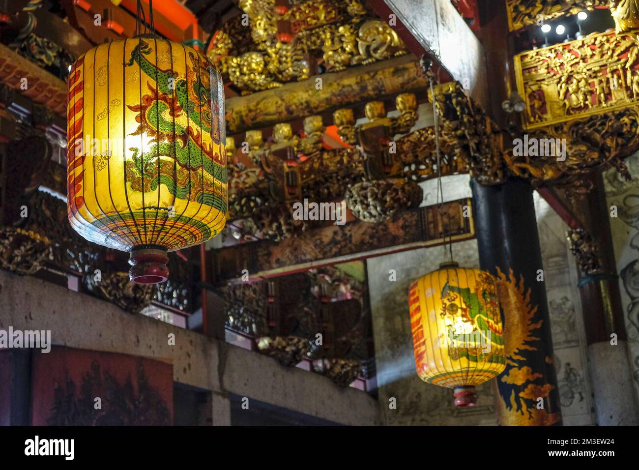George Town, Malaysia - November 2022: Khoo Kongsi is the largest clan ...