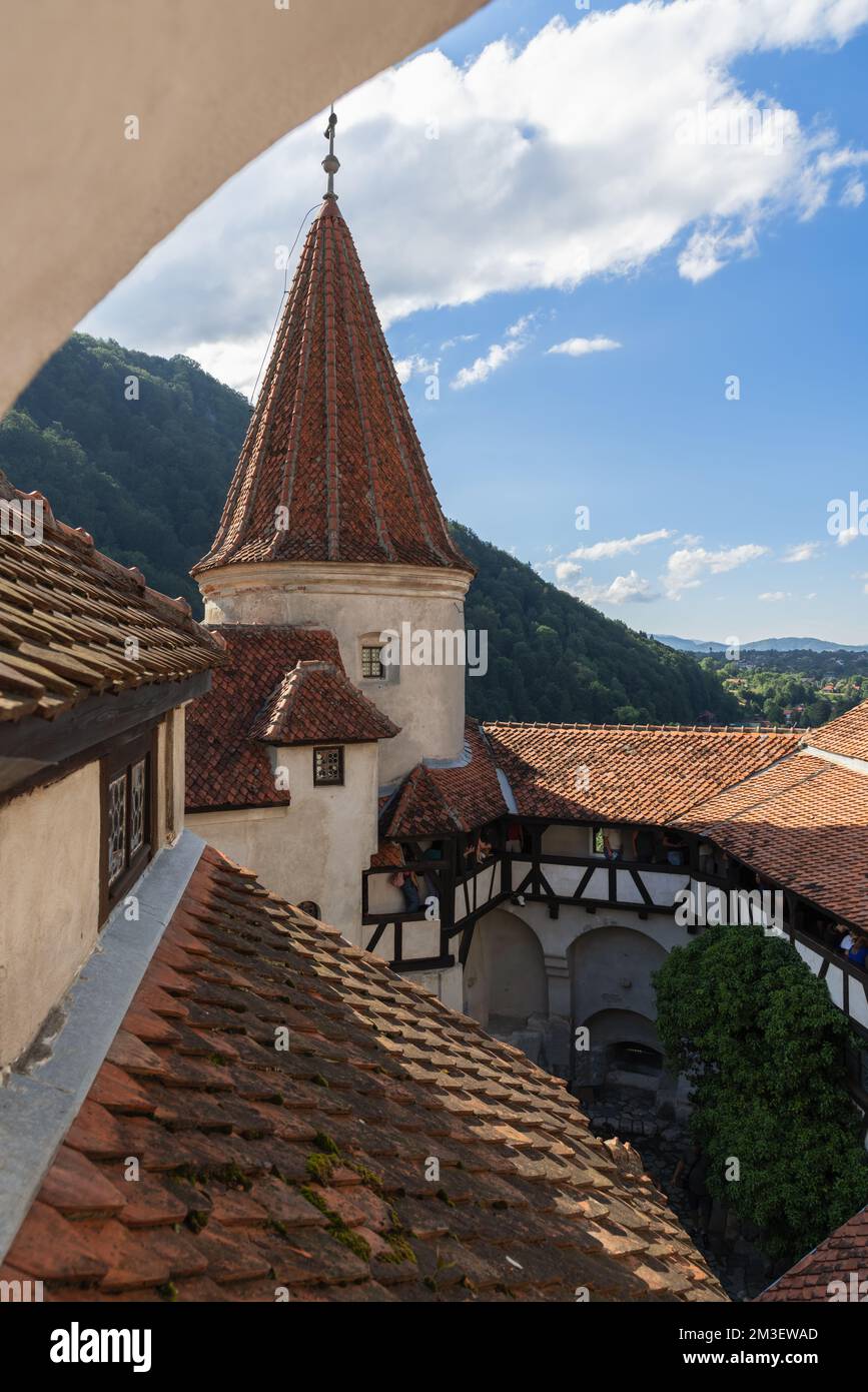 Bran - Romania, July 16, 2022. Commonly known as Dracula's Castle ...