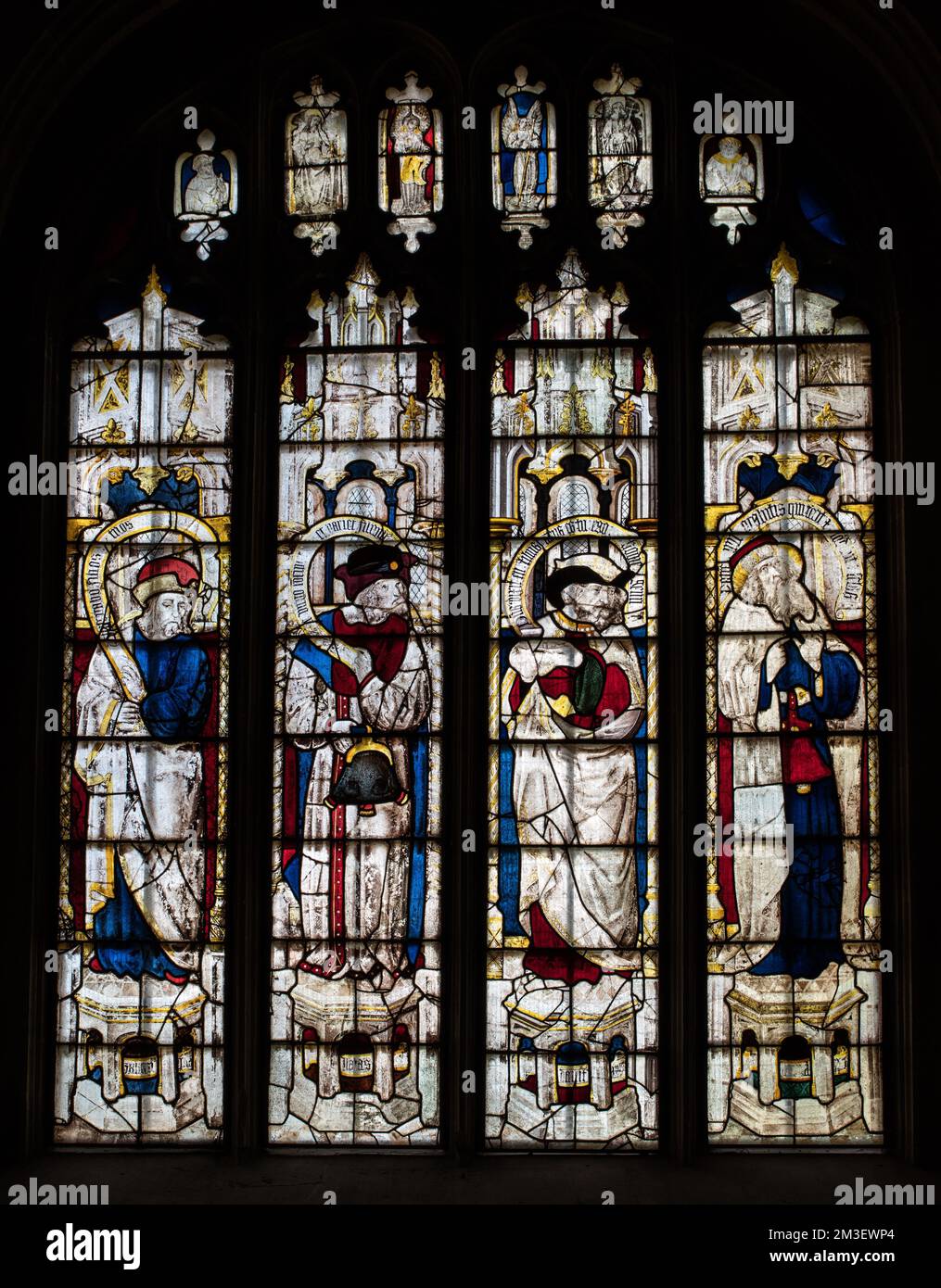 Medieval stained glass fairford hi-res stock photography and images - Alamy
