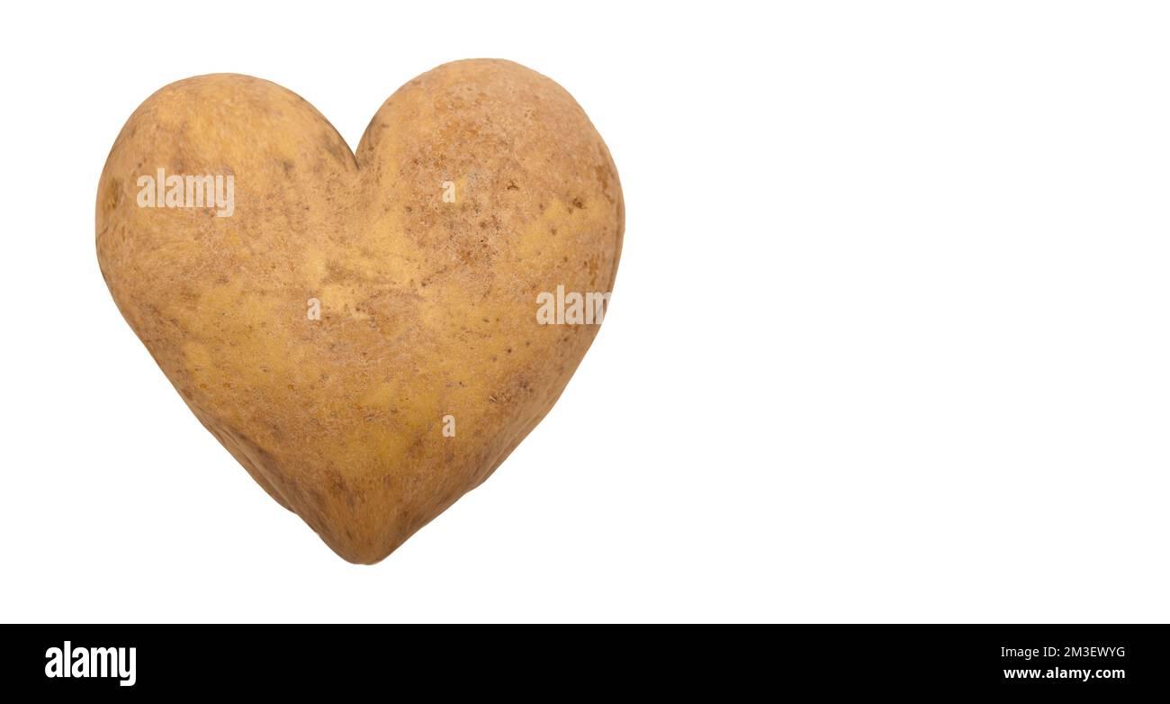 potato in a heart shape Stock Photo - Alamy