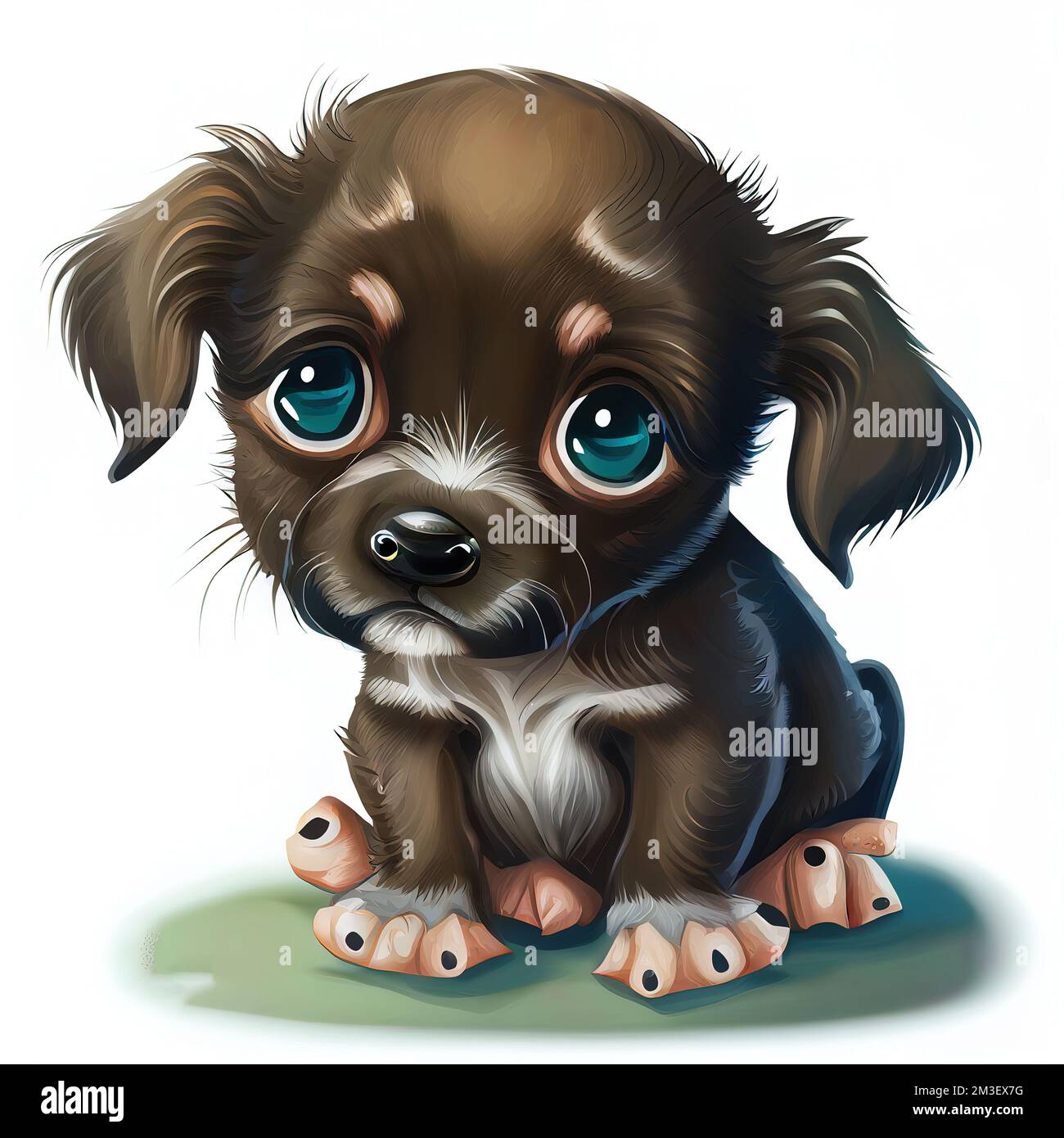 Dog with crossed eyes Cut Out Stock Images & Pictures - Alamy