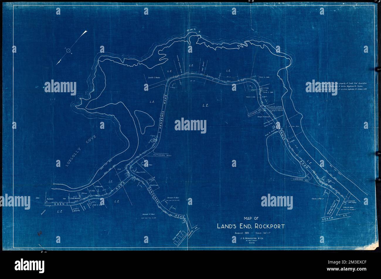 Map of rockport hi-res stock photography and images - Alamy