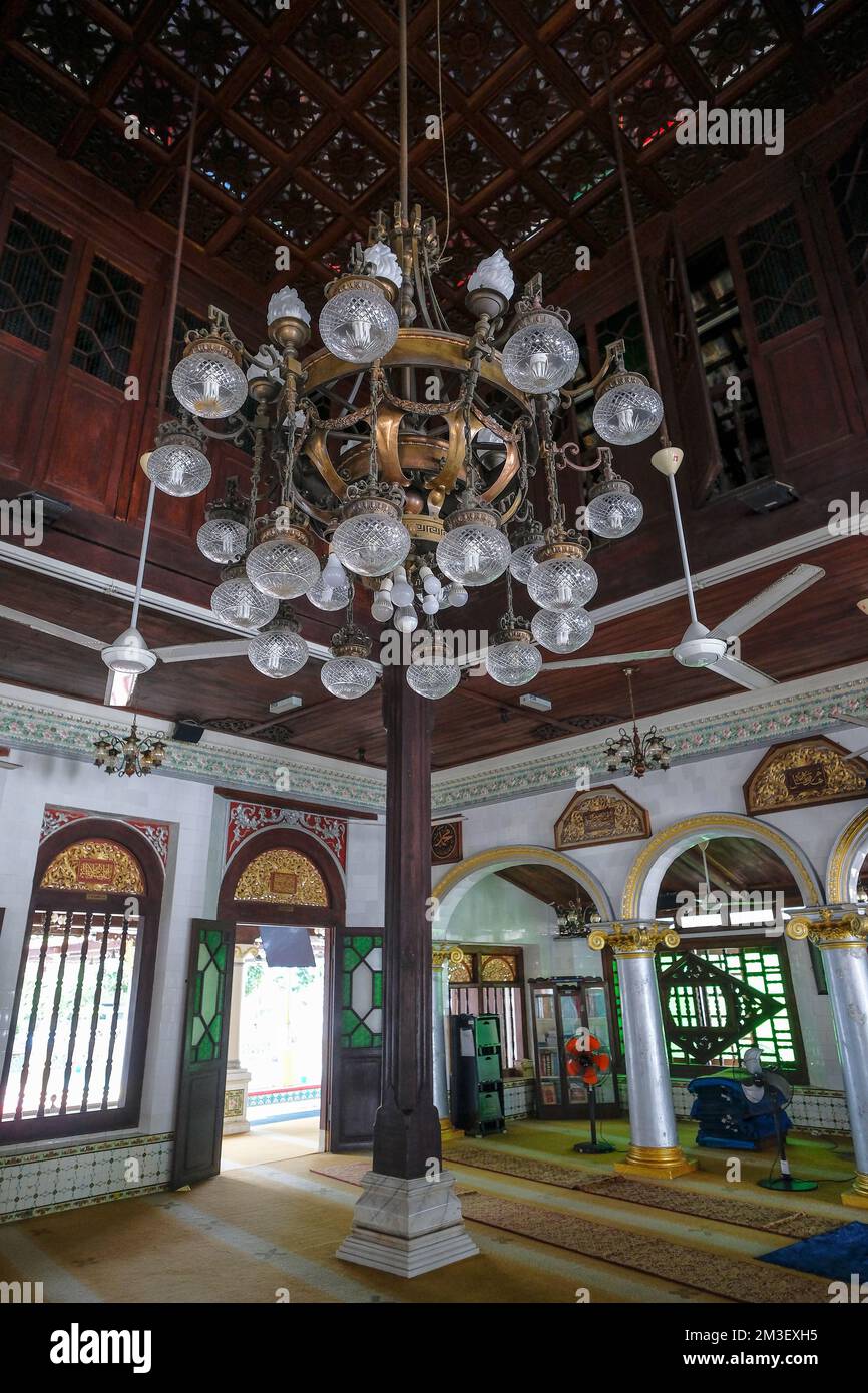Malacca, Malaysia - November 2022: Views of the Tengkera Mosque in ...