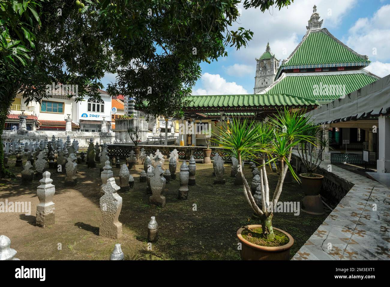Malacca, Malaysia - November 2022: Views of the Tengkera Mosque in ...