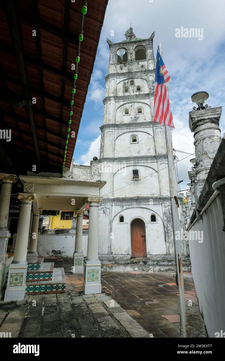 Malacca, Malaysia - November 2022: Views of the Tengkera Mosque in ...