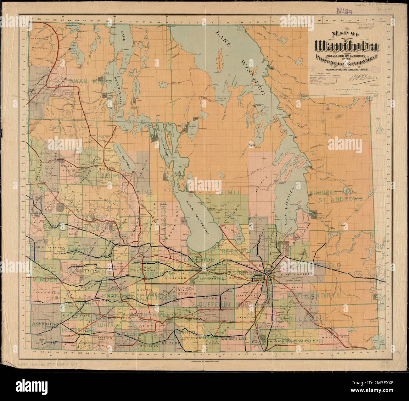 Map of Manitoba , Railroads, Manitoba, Maps, Manitoba, Maps Norman B ...