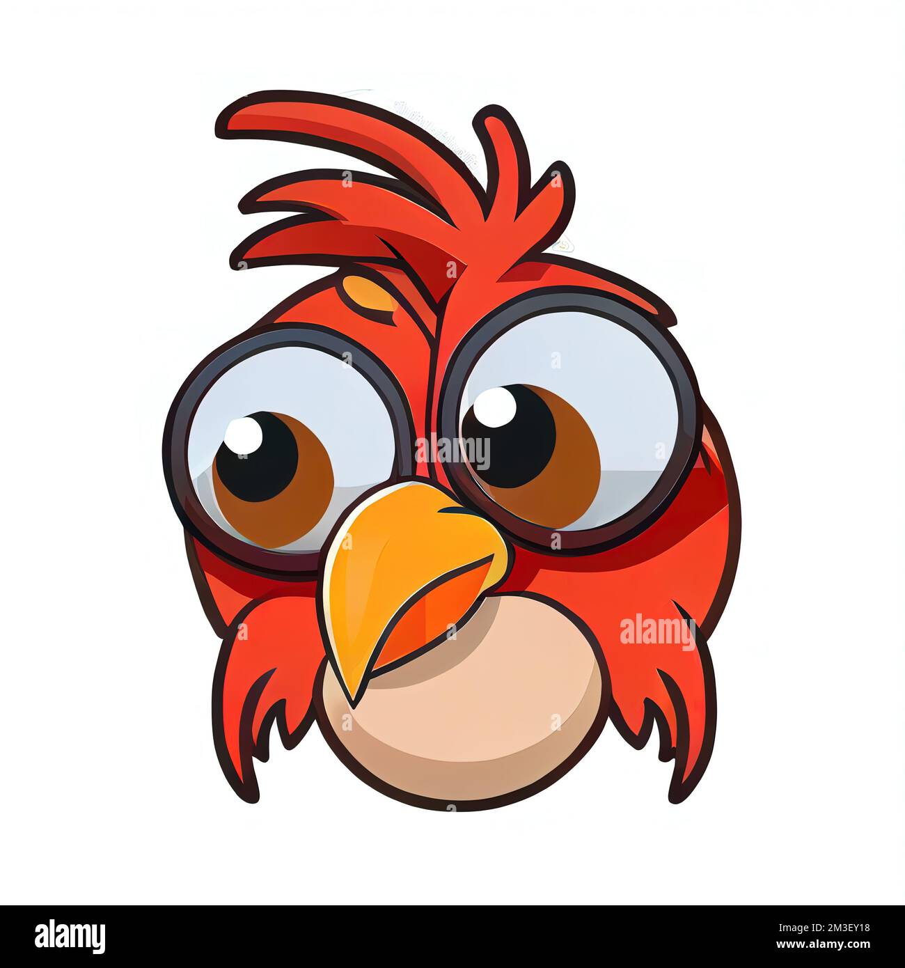 Big Bird Face Cut Out