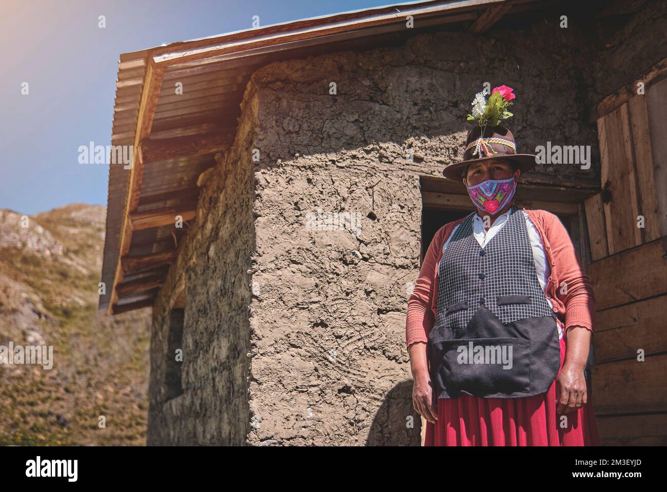 Portrait of Mayan woman with typical costume, Hispanic young woman with ...