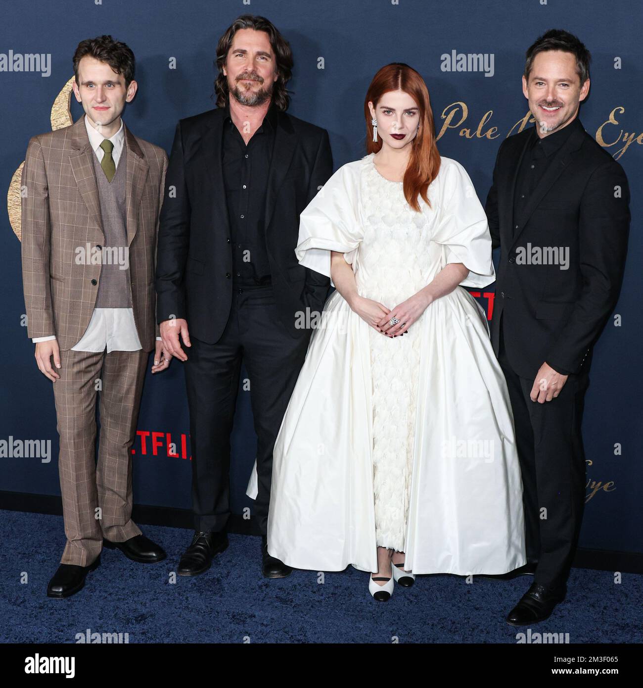 LOS ANGELES, CALIFORNIA, USA - DECEMBER 14: Harry Melling, Christian ...