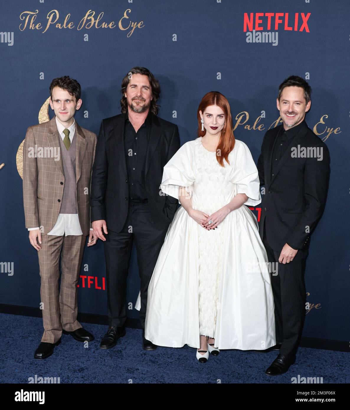 LOS ANGELES, CALIFORNIA, USA - DECEMBER 14: Harry Melling, Christian ...