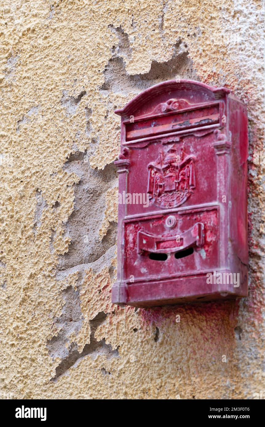 Danish mailbox red postbox hi-res stock photography and images - Alamy